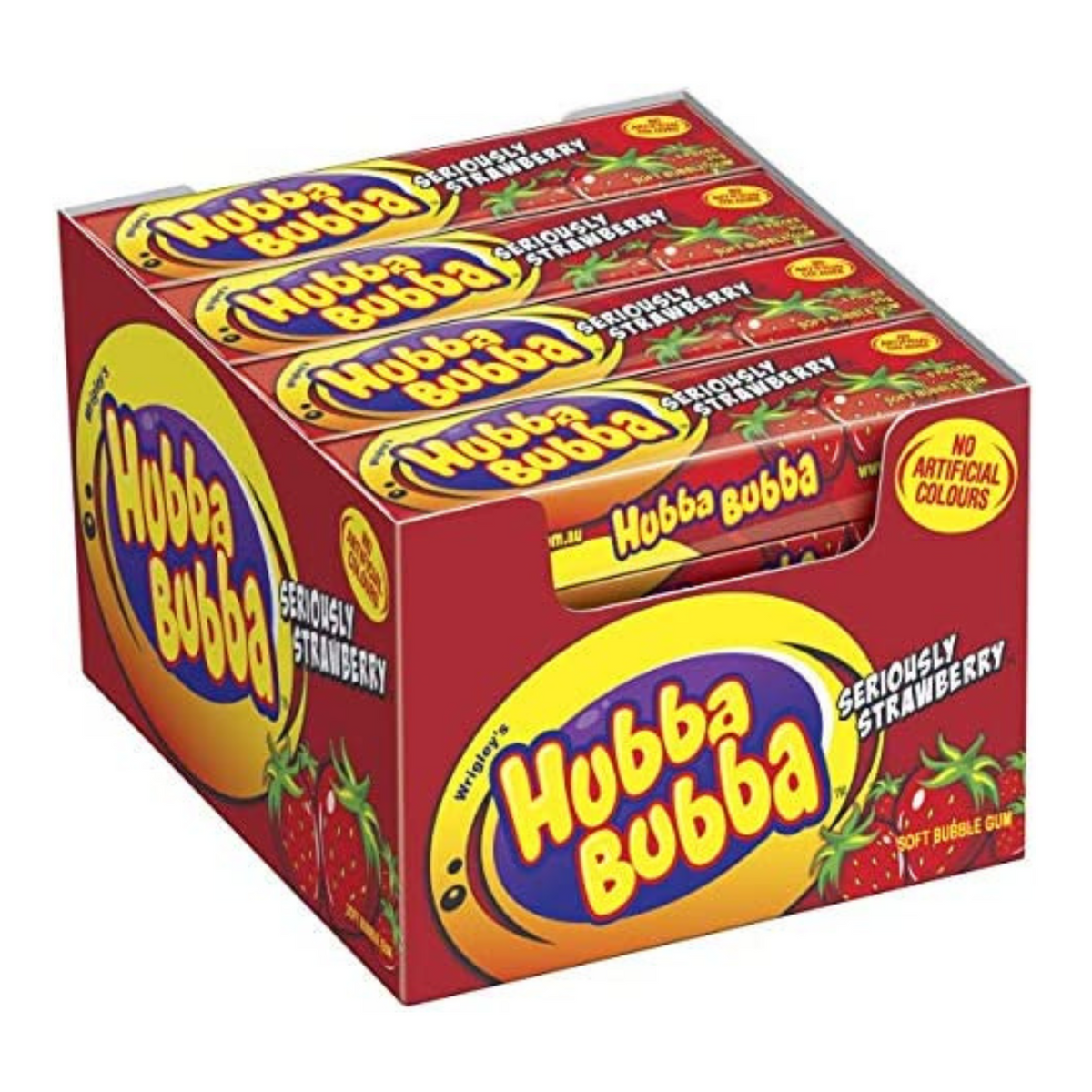 Ancel Online Hubba Bubba Strawberry 35g - 20 Packs | Ancel Online Pty Ltd