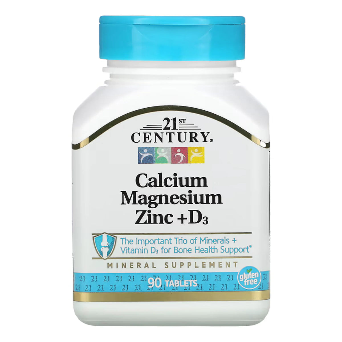21st Century Calcium Magnesium Zinc +D3 - 90 Tablets | Aussie Variety-AU