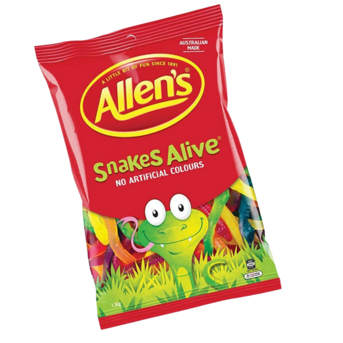Ancel Online Allens Snakes Alive 1kg | Ancel Online Pty Ltd