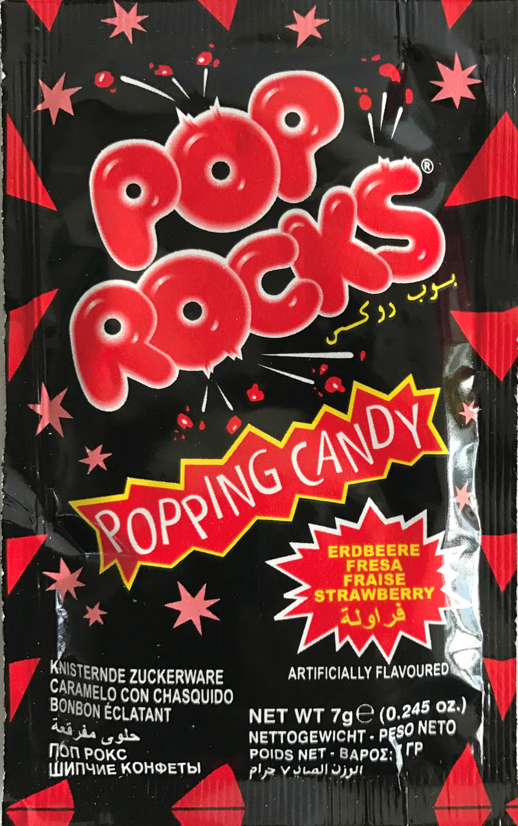 Ancel Online Pop Rock Strawberry Popping Candy x 20 Pack | Aussie ...